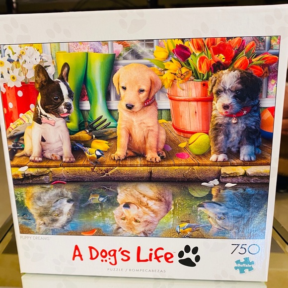 Buffalo David Bitton | Other | Buffalo A Dogs Life 75 Piece Puzzle ...